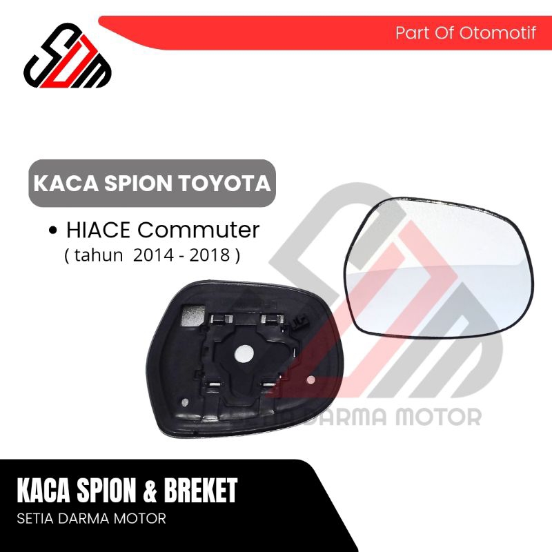 Toyota Hiace Commuter Car Rear View Mirror 2014 2015 2016 2017 2018 ...