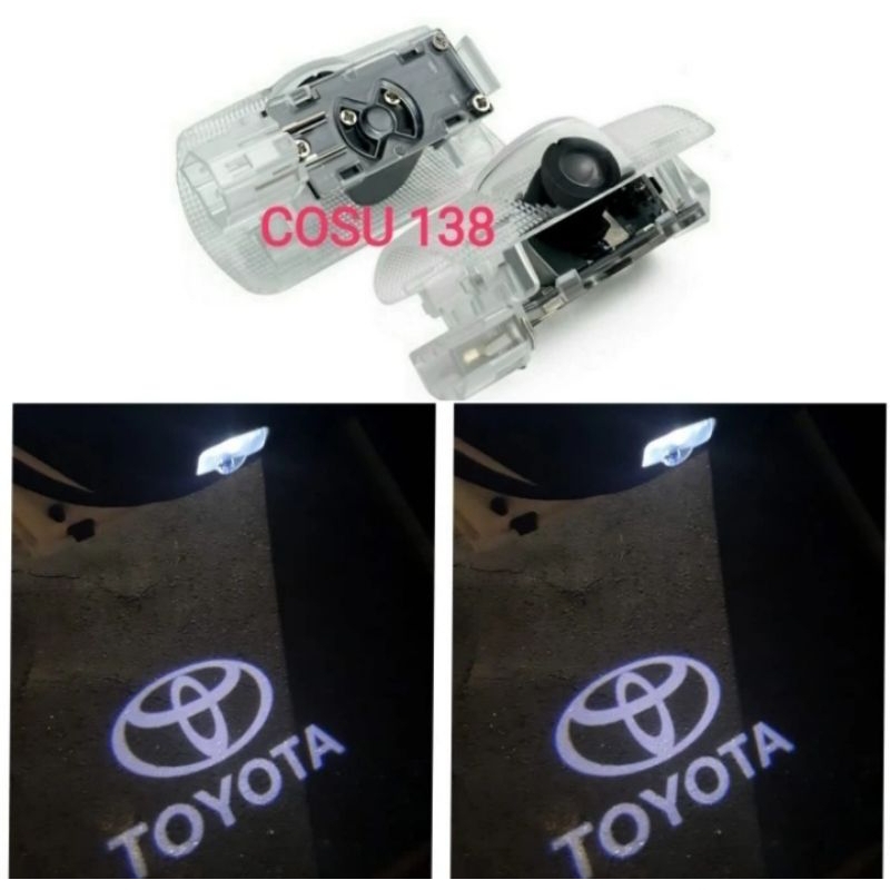 Welcome Light Door Projector Lamp Toyota Innova Reborn 2016 2017 2018 ...