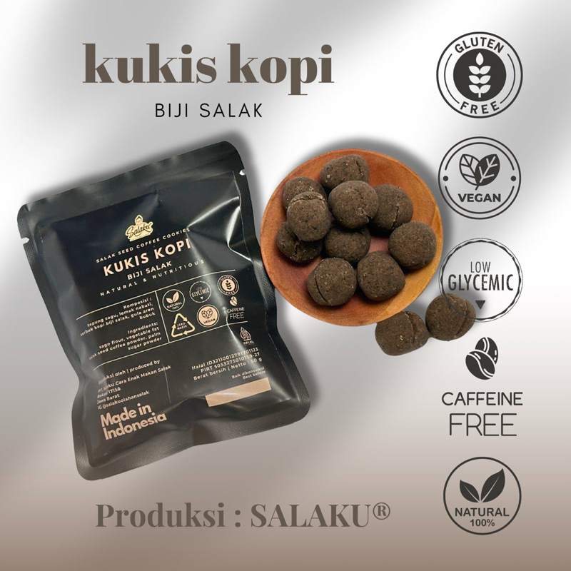 SALAKU Natural Salak Bean Coffee Cookies Gluten Free Low Glycemic Caffe ...