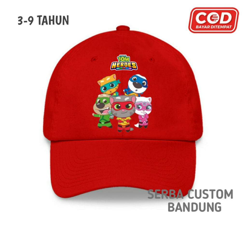 My TALKING TOM HERO DASH CHILDREN'S BASEBALL HAT | Shopee Philippines