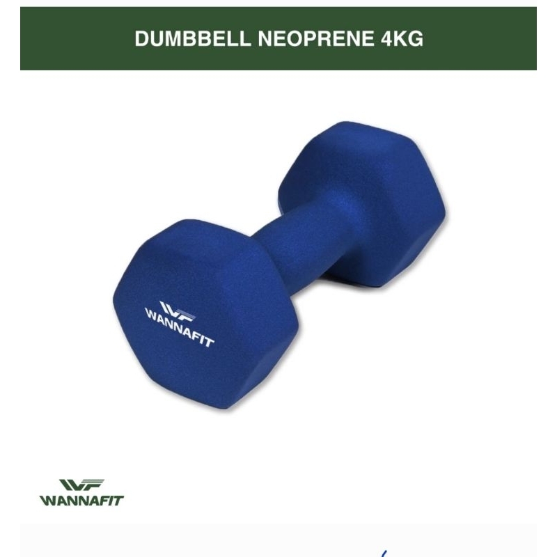 Neoprene barbells 4 kg rubber barbells hexagonal dumbbells gym ...