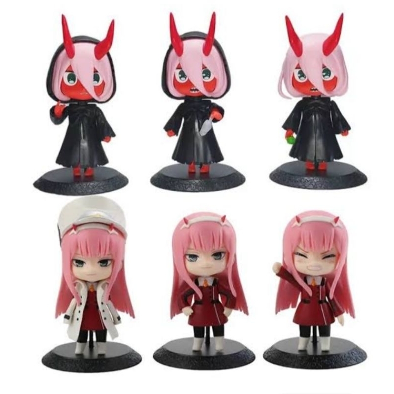Darling The Franxx Zero Two Figure Set contains 3 pcs | Shopee Philippines
