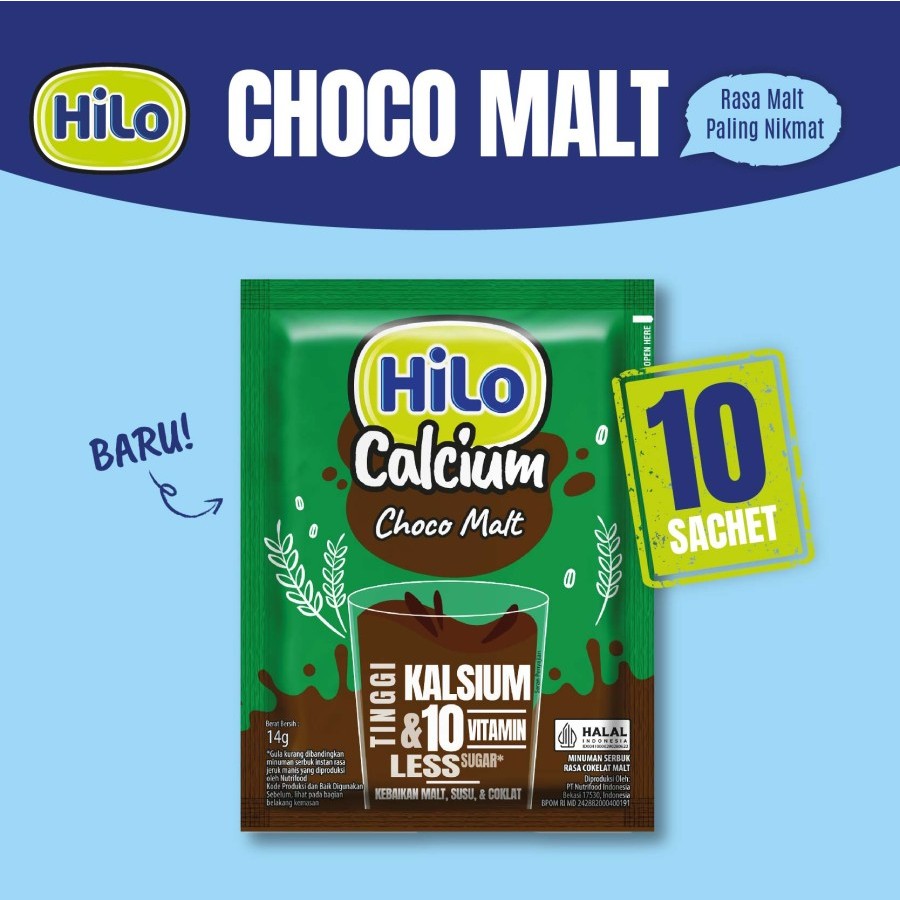 Choco Malt HiLo - HiLo Choco Malt Hi Calcium iai 10 Sachets – High ...