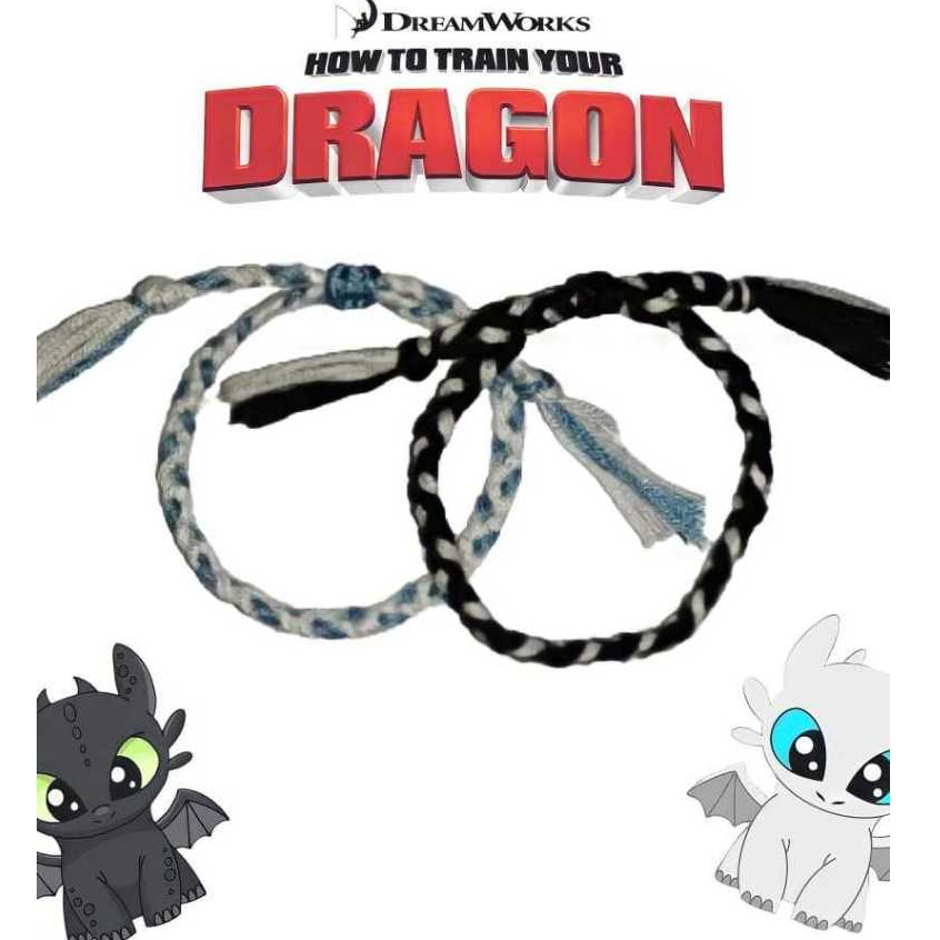 Dragon light furry & toothless Couple bracelet | Shopee Philippines