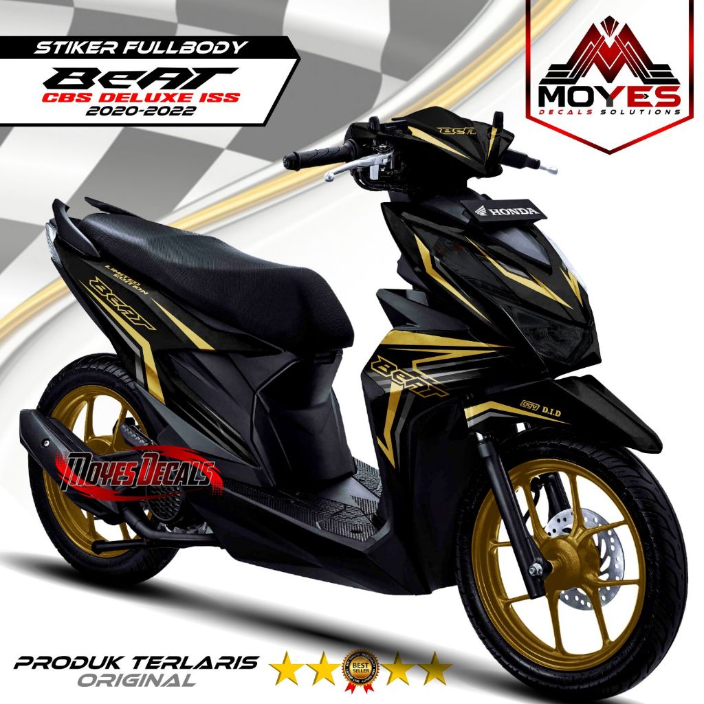 Terbaru Decal Sticker Honda Beat DELUXE STREET 2020 2021 2022 2023 Full ...