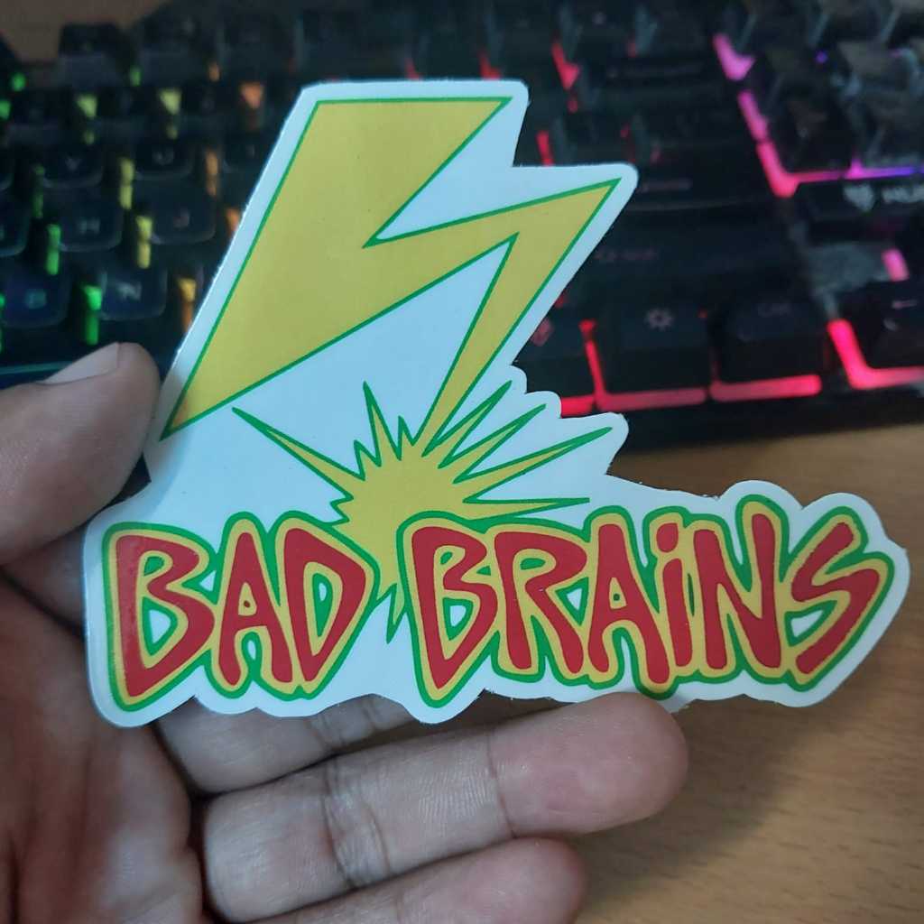 Bad BRAINS LOGO - STICKER CUTTING / METAL / INDIE BAND / POP PUNK UNIT ...