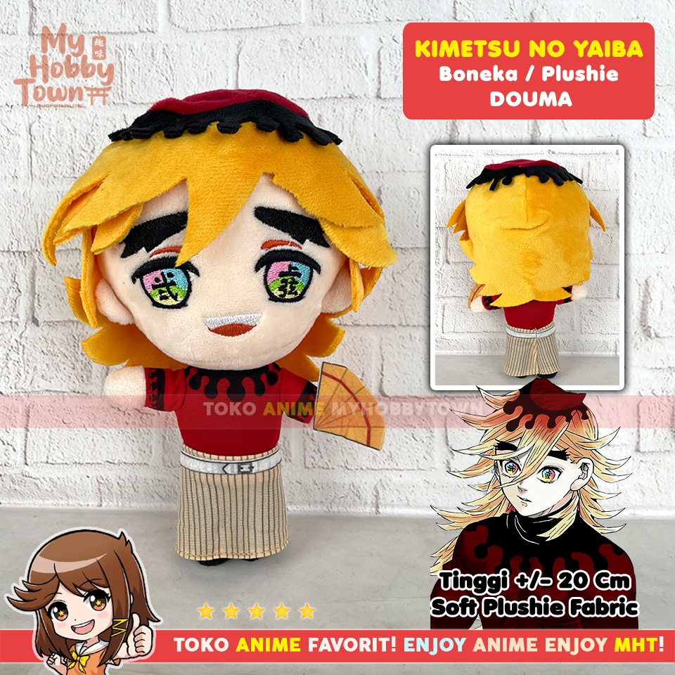 Douma Kimetsu no Yaiba Demon Slayer Plushie Doll Anime Character Doll ...