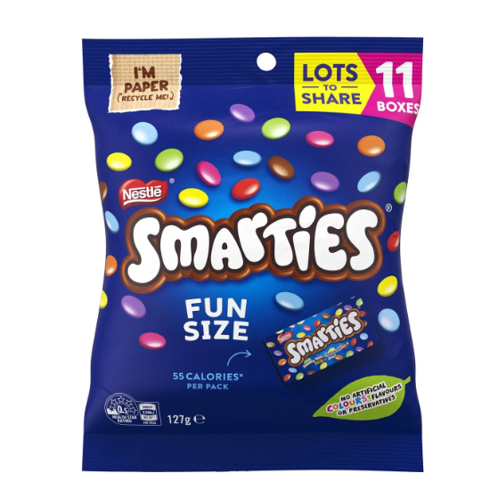 Smarties 11 Piece Share Pack 127g Australia | Shopee Philippines