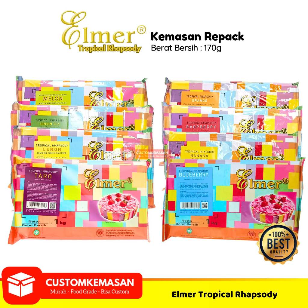 Elmer Tropical Rhapsody Repack 170gr / Chocolate Bar Elmer Repack ...