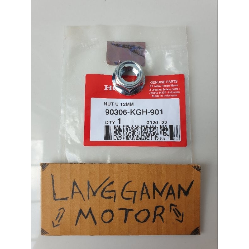 Original AHM Bolt Nut Front Axle BEAT VARIO CBR SONIC VERZA SUPRA X 125 ...