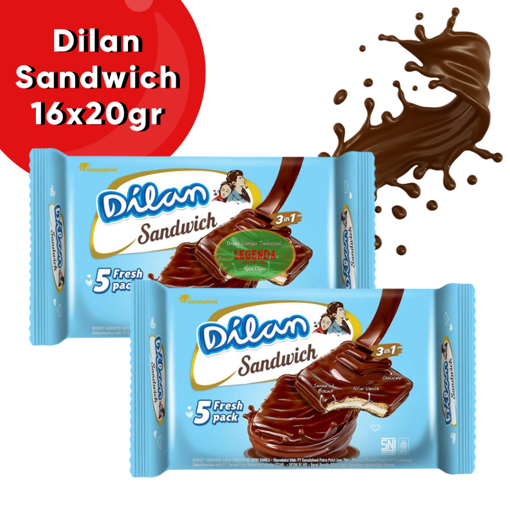 Dilan Chocolate Sandwich Contents 20pcs | Shopee Philippines