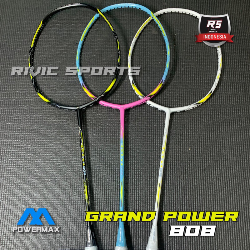 Powermax GRAND Power 808 36LBS Power Max Racket Badminton Racket ...