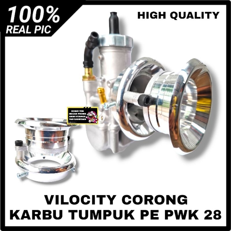 VELOCITY CARBU FUNNEL STACKED PE PWK 28 | Shopee Philippines