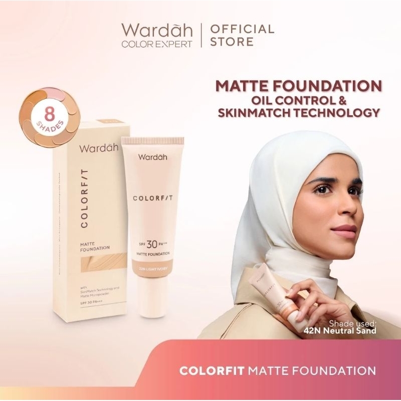 WARDAH Colorfit Matte Foundation Spf 30 Pa+++ | Shopee Philippines