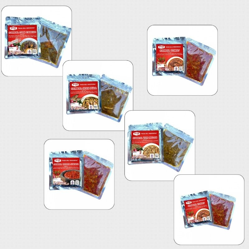 Various Sambal Sachets Ready To Eat | Shopee Philippines