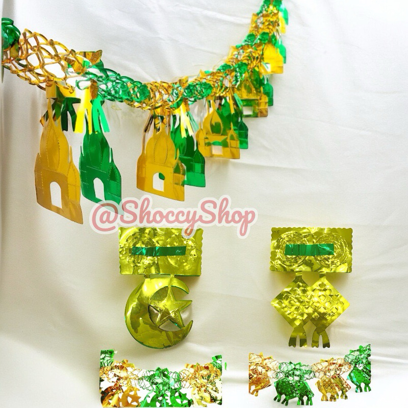 Eid Hanging Decoration / 3D Garland Ornament / Eid Al-Fitr Decoration ...
