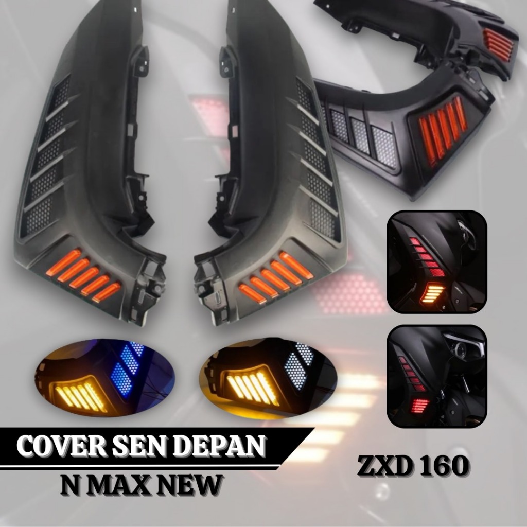 Front Sen Cover Nmax New Plus Lamp 2020-2024 Sen Winglet Side Led Nmax ...