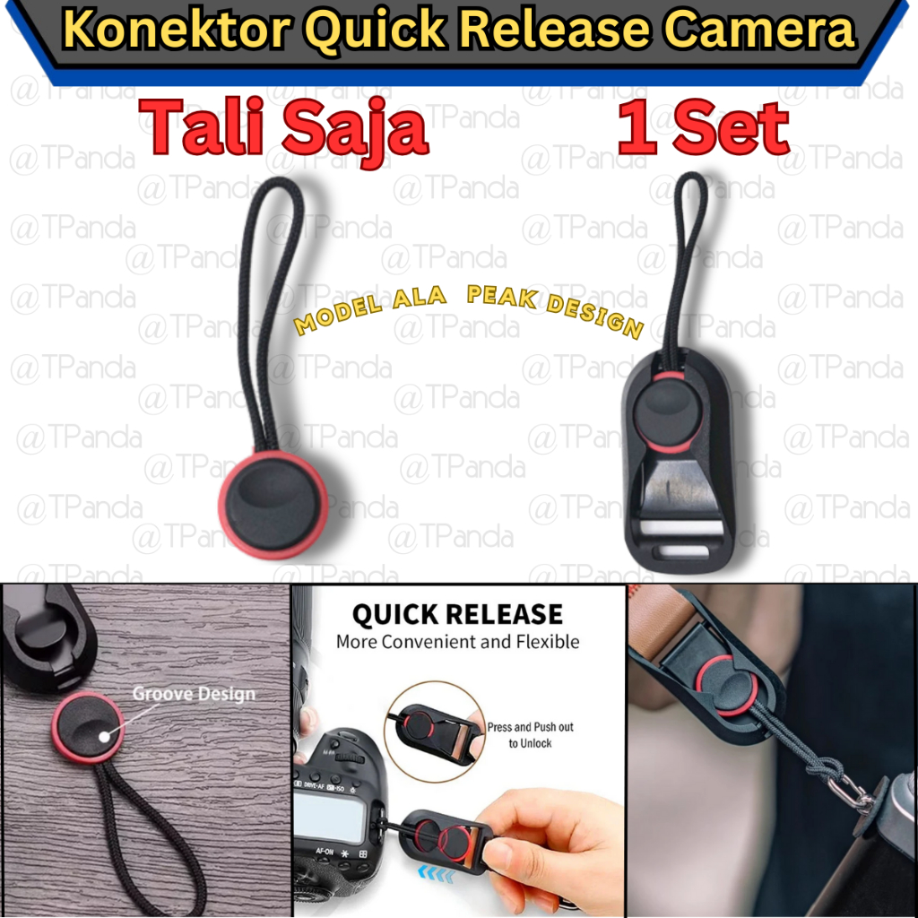 Quick RELEASE Strap Wrist Shoulder Camera Connector Peak Design Model ...
