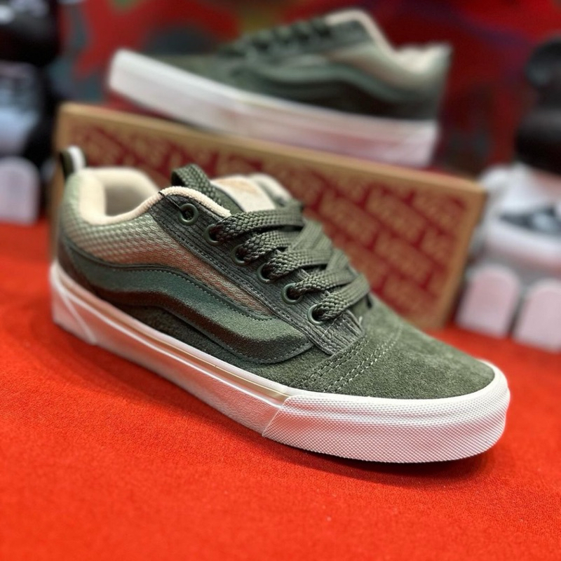 Vans Knu Skool Olive Green | Shopee Philippines