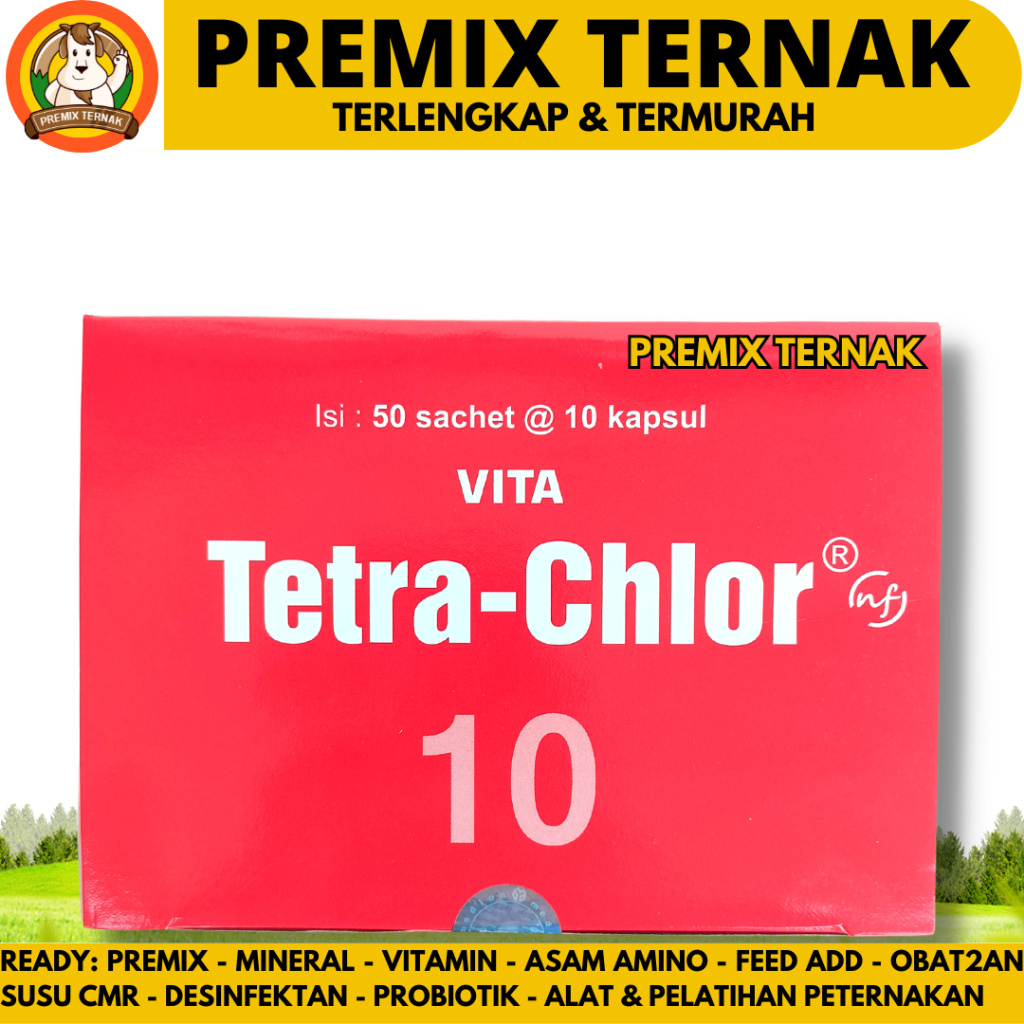 Vita Tetra Chlor 10 CAPSULES 1 DUS (50SACHET) - Tetra Clor Tetra Chlor ...