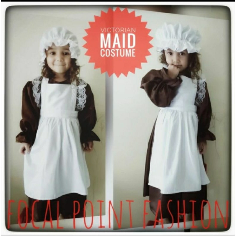 Victorian costume maid poor girl child Australian history costume ...