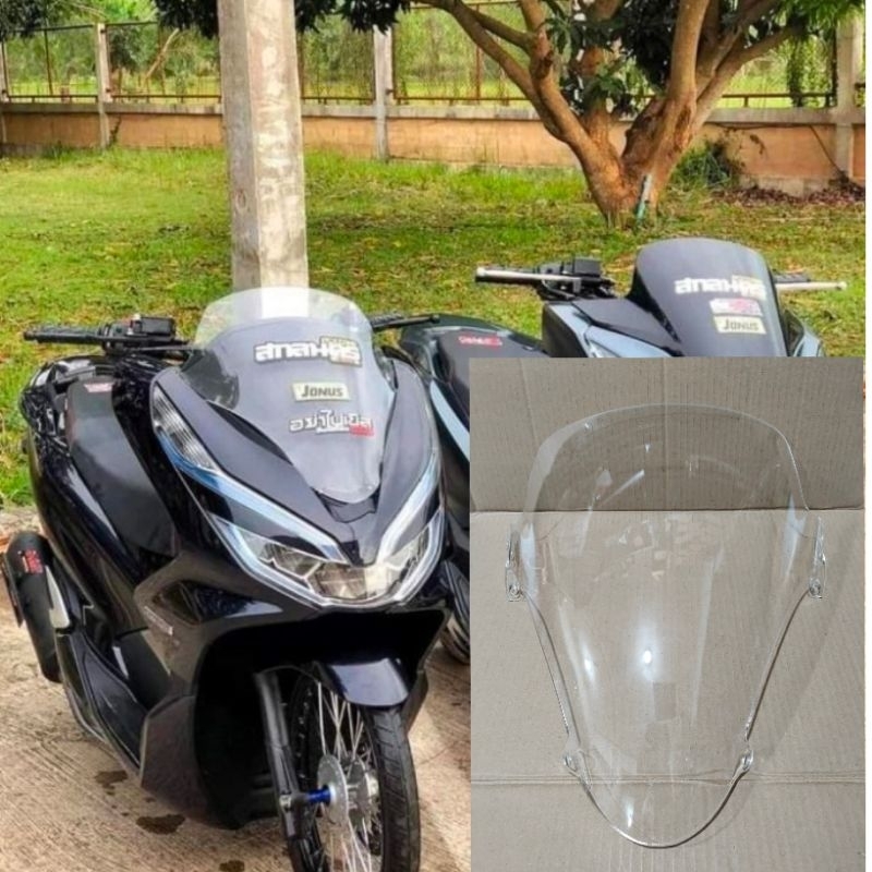 Winshield HONDA PCX 150 Standard MODEL Acrylic Material 3 Milli PNP PCX ...