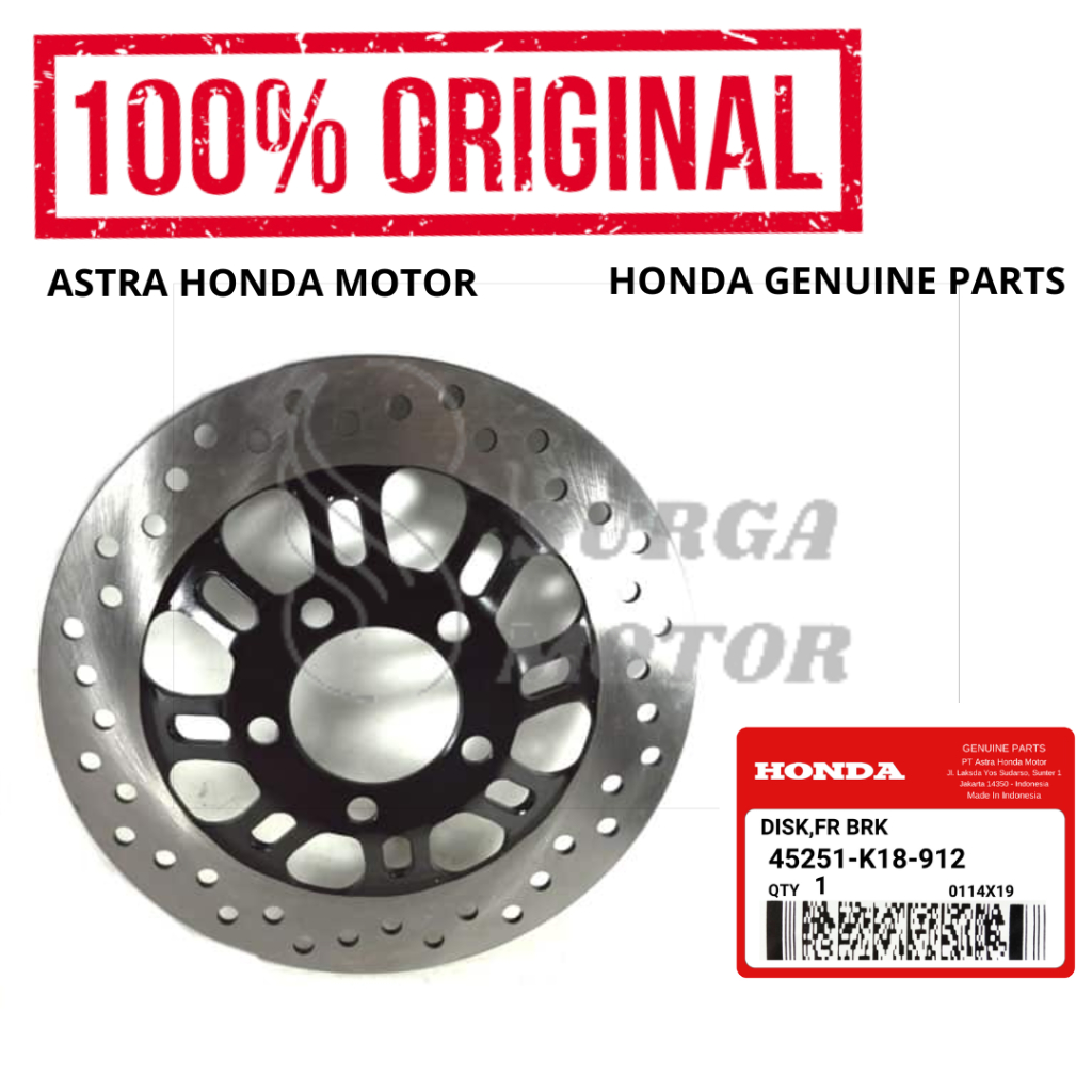Honda CB150 Verza K18 Front Break Disc Disc Original AHM 45251-K18-912 ...