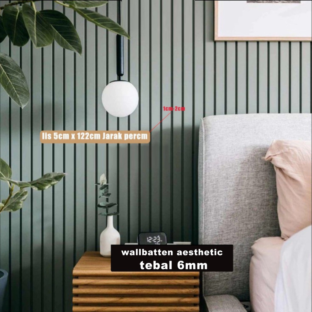 KAYU Aesthetic Room WALL Wallpaper Wood Wallpaper WALL BATTEN Thickness ...