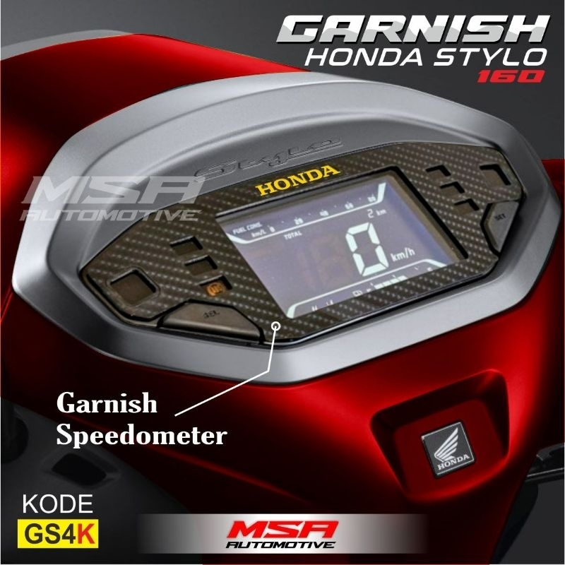 Honda Stylo 160 speedometer garnish carbon motif | Shopee Philippines