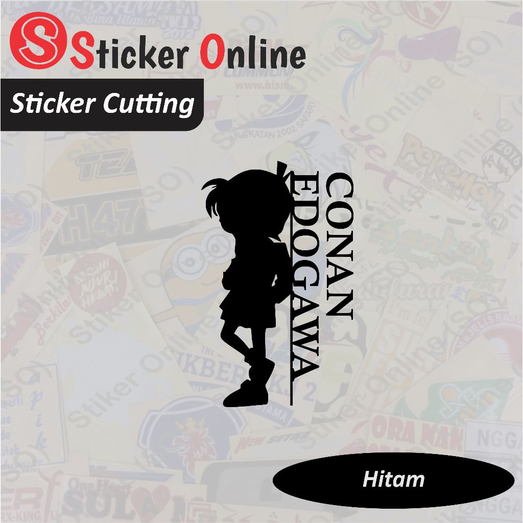 Conan Edogawa Sticker | Car Motorcycle Detective Conan Cutting Sticker ...