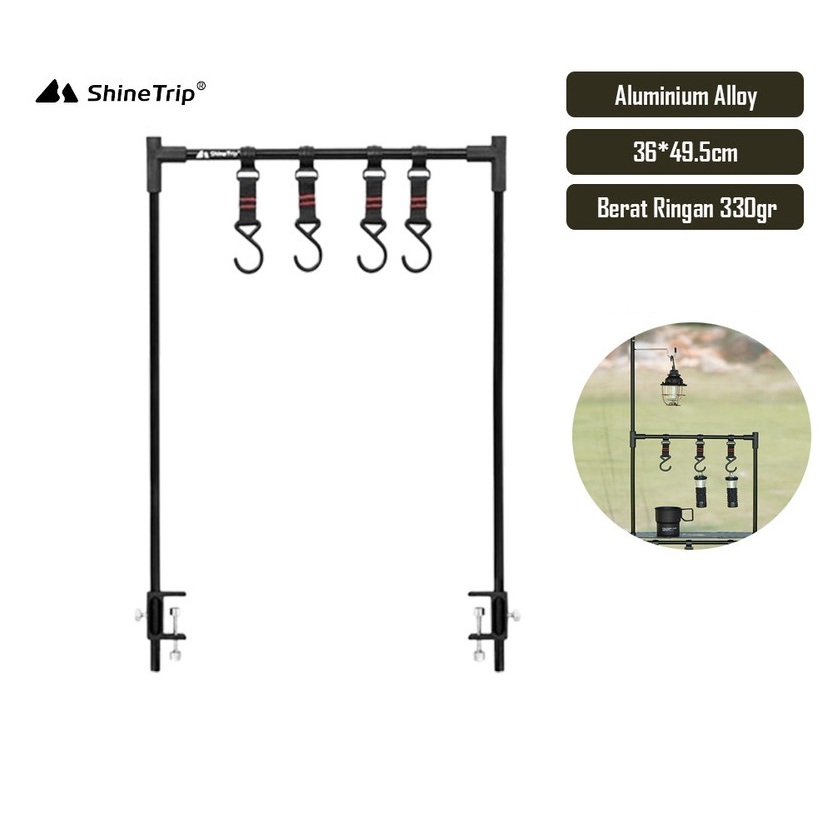 Shinetrip Folding Table Hanging Rack Aluminum Alloy Folding Table Shelf ...