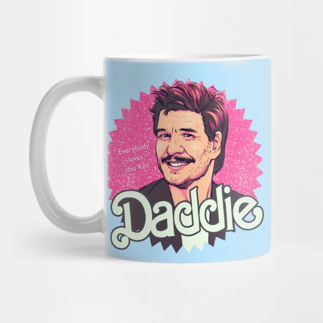 Glass Mug | Hampers | GIFT | Daddie Pedro Pascal Barbie | Shopee ...