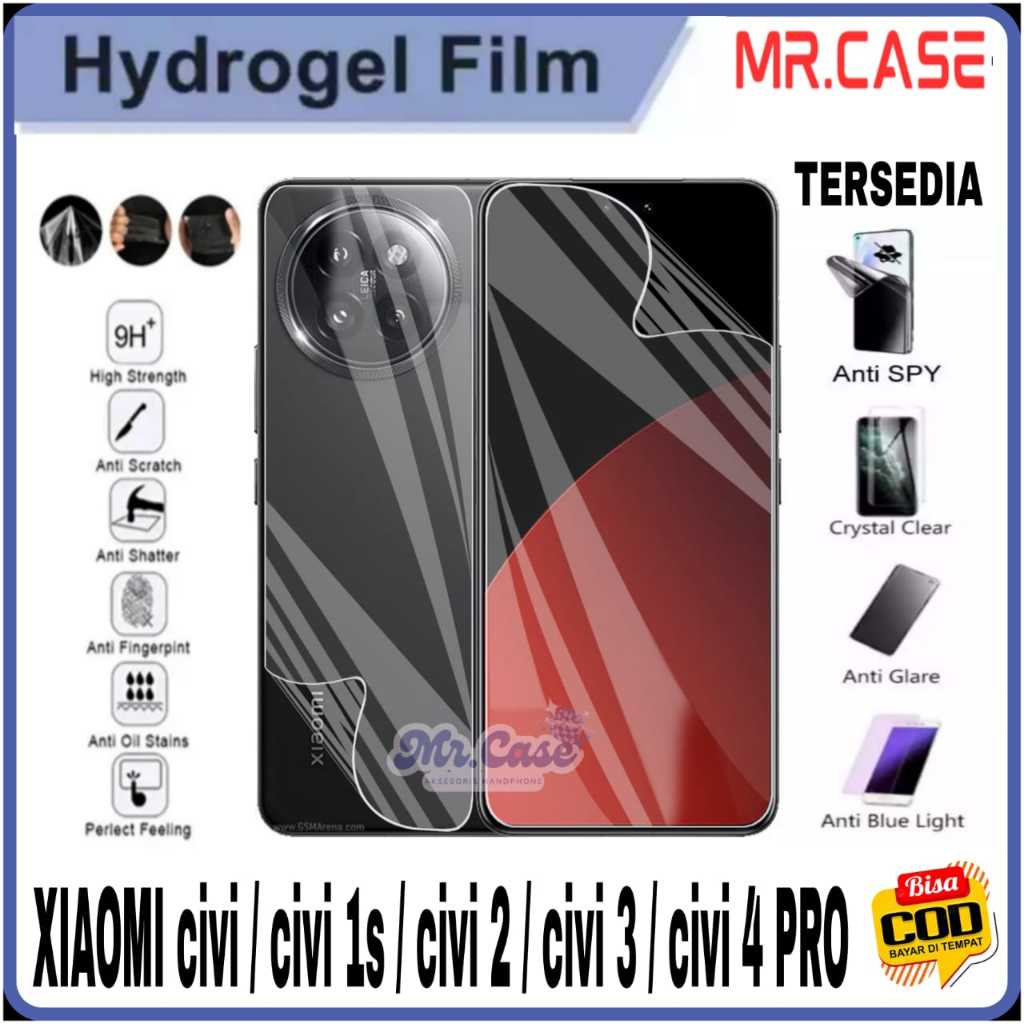 Anti-Scratch Hydrogel XIAOMI CIVILI / CIVIL 1S / CIVIL 2 / CIVIL 3 ...