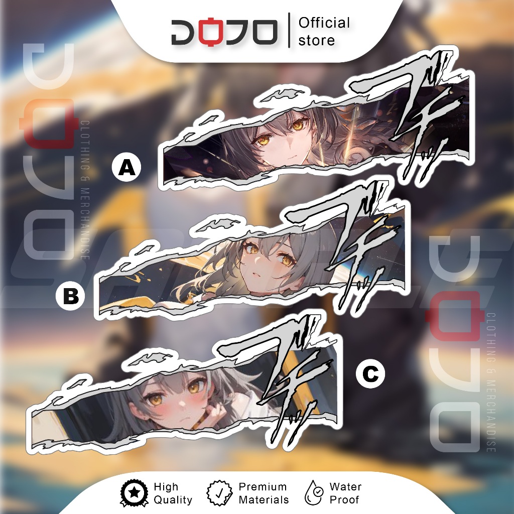 Vinyl Honkai Star Rail Stelle HSR Sticker for motorbike car notebook ...