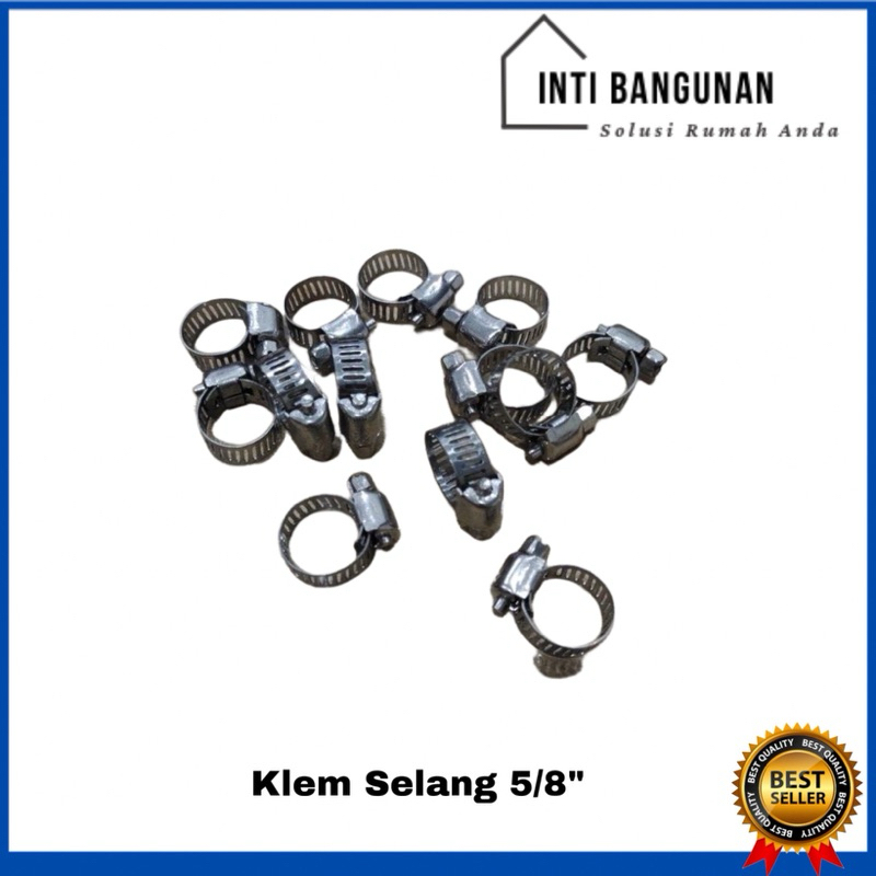 5/8" Iron Hose Clamp Water Hose Lock | Shopee Philippines