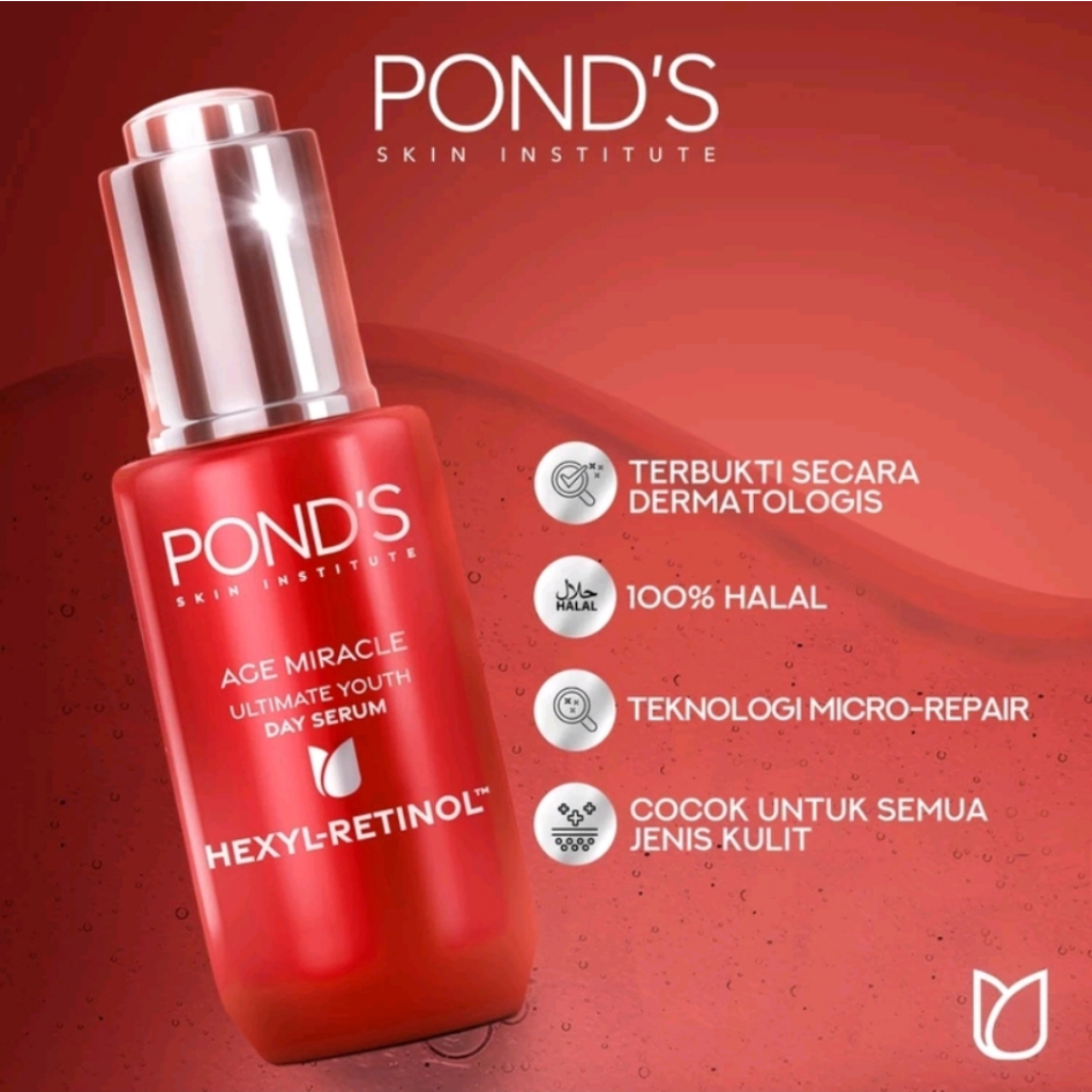 Pond's Age Miracle Hexyl Retinol & Niacinamide Anti Age Day Serum 30ml Pond's Age Miracle ...