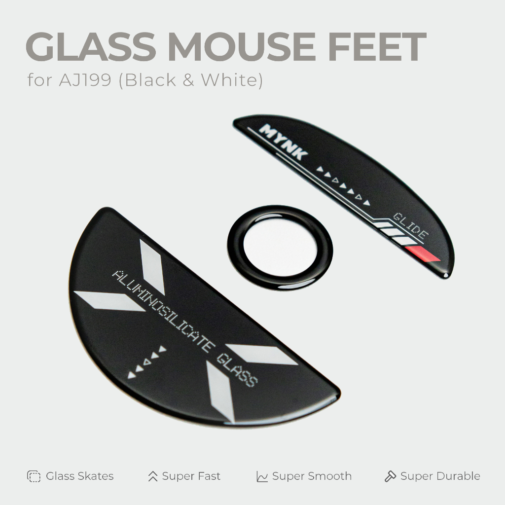 Mynk Glass Mouse Feet Superglide for AJ199 / ICARUS | Shopee Philippines
