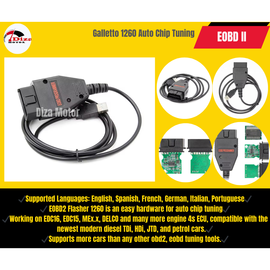 Galletto 1260 ECU Remap Flaser Tuning For Auto Chip Tuning Galletto ...