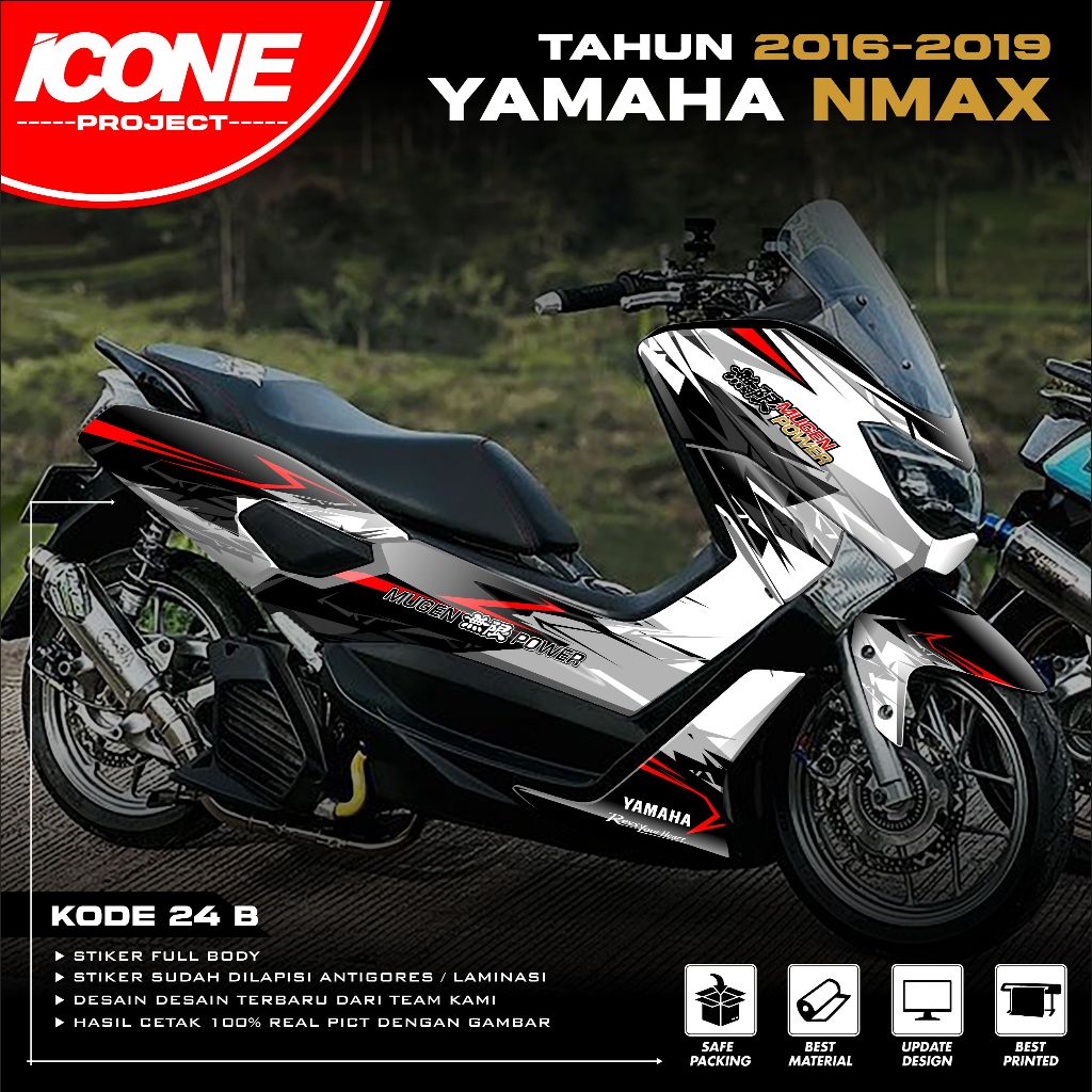 ICONE PROJECT Yamaha NMAX OLD 2015-2019 Sticker Full Body Premium ...