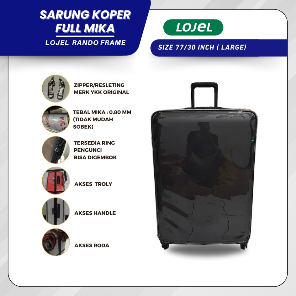 Reborn LC - Suitcase Cover | Luggage Cover Fullmika Special Lojel Rando ...