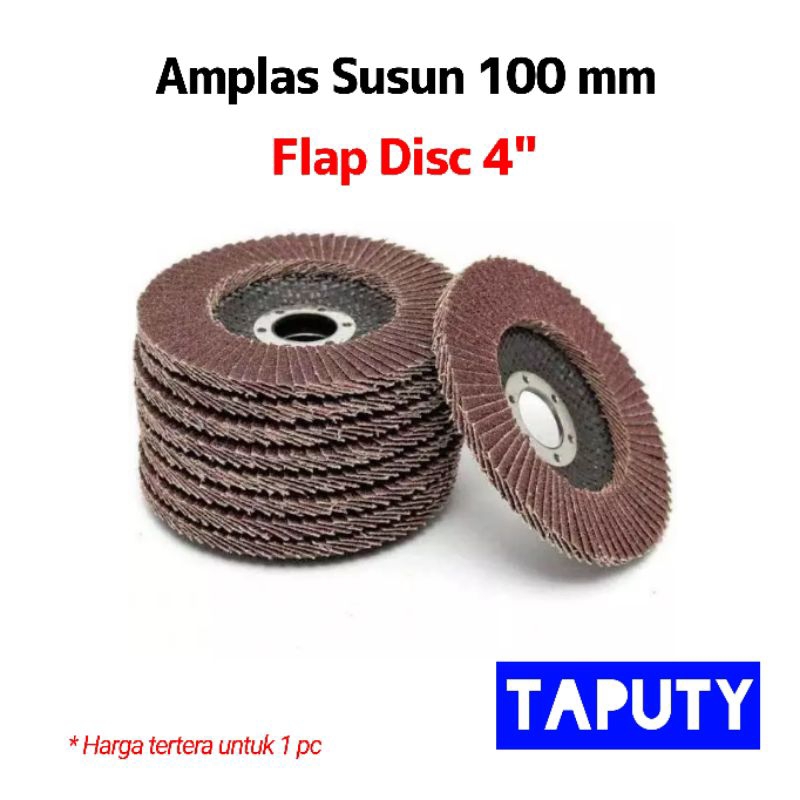 Flap Disc 4inch Sandpaper Stacking 100mm | Shopee Philippines