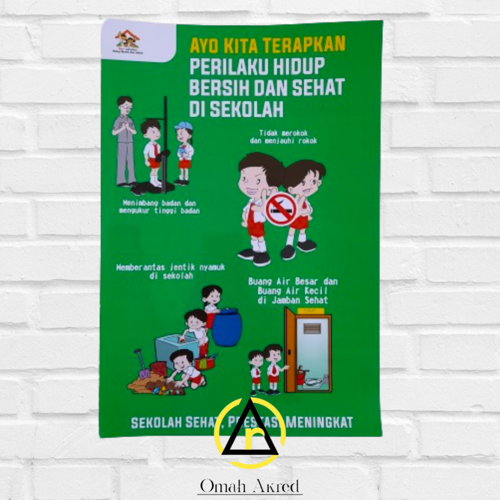 Phbs Poster In School - Healthy School Increased Achievement - School ...