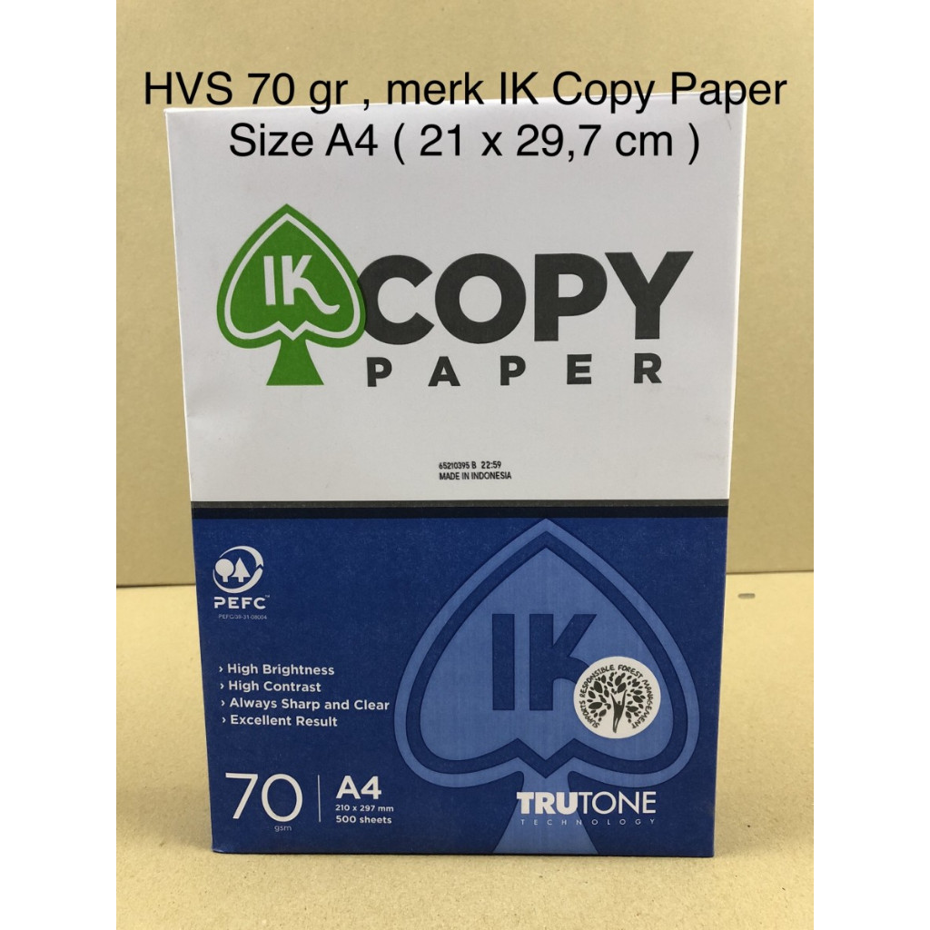 Uk PHOTOCOPY PAPER. A4 70GR IK-CopyPaper/Aone brand | Shopee Philippines