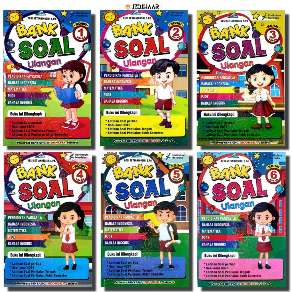 Question BANK Book For Grade 1 To Grade 6 SD MERDEKA Curriculum ...