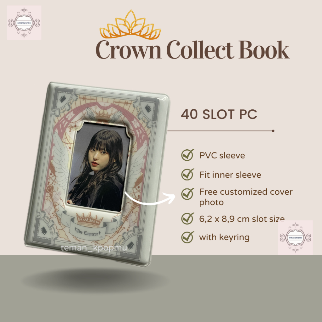 Crown Collect Book 1P Coquette Kolbuk 40 Slots Kpop Photocard - Korean ...