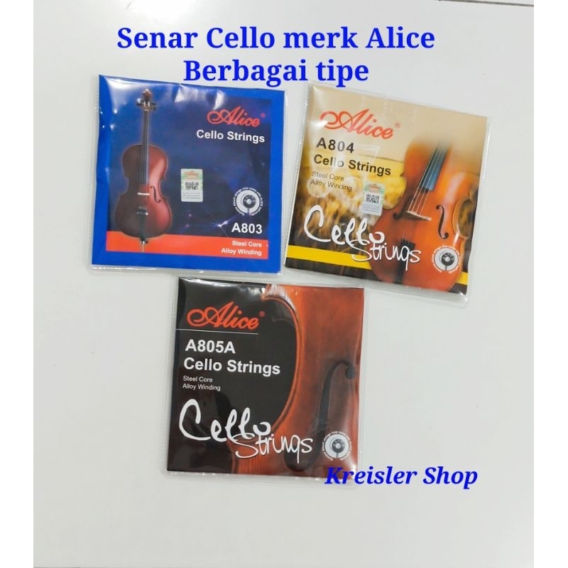 String cello Alice A803 A804 A805 Alice A805A Price 1set | Shopee Philippines