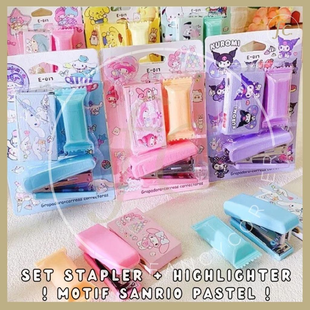 3 In 1 Package Contains Stapler Hekter Staples Steples Hekter Mini Checker Setabilo