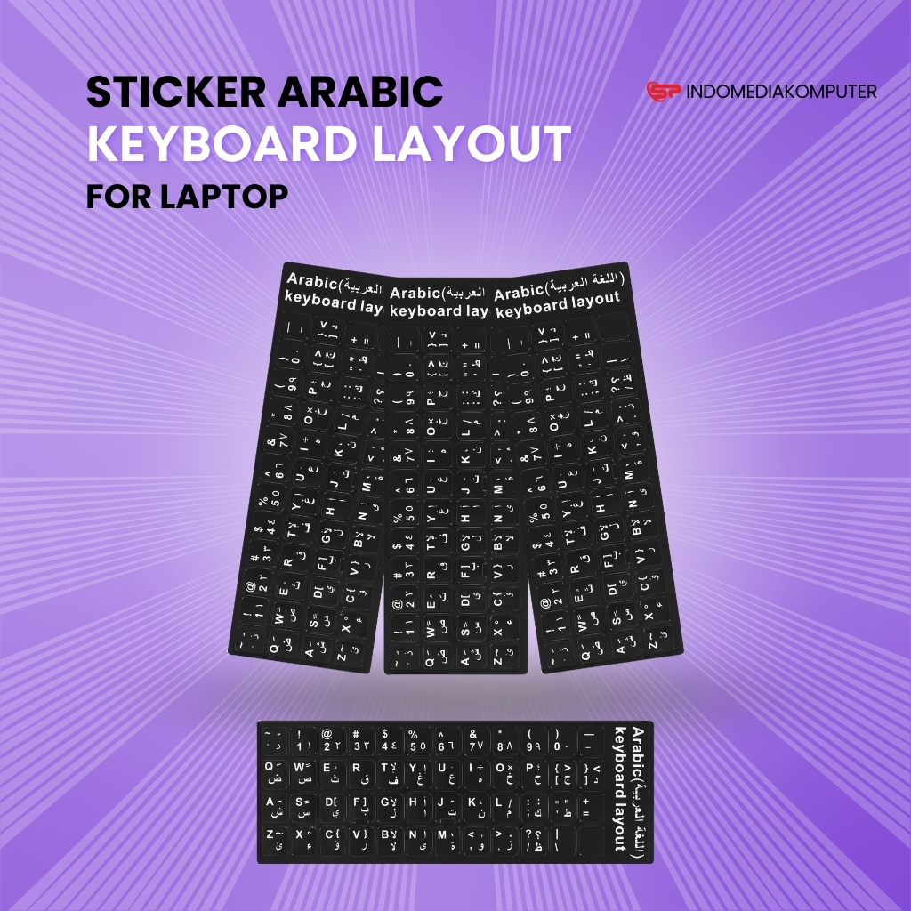 LAYOUT ARABIC KEYBOARD STICKER FOR LAPTOP | Shopee Philippines
