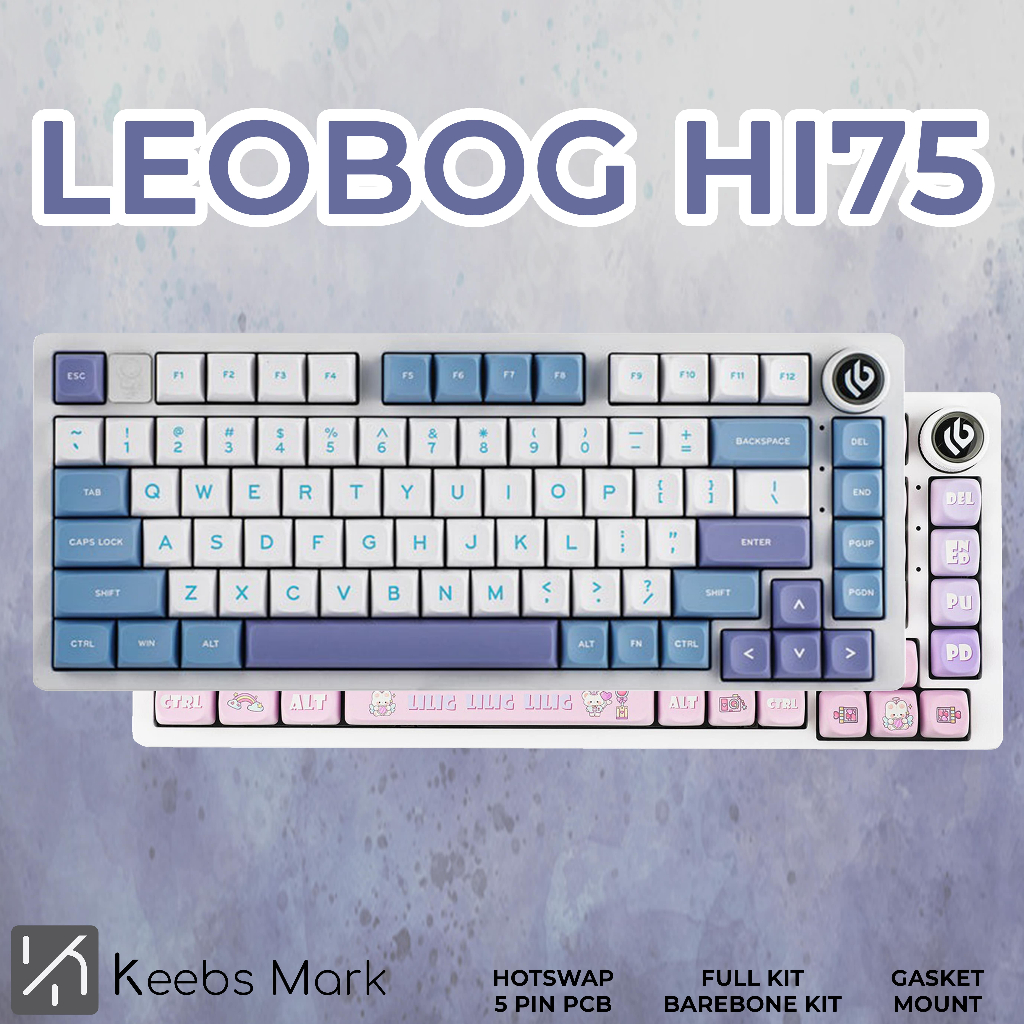 Leobog HI75 RGB Wired Gasket Mount Fullkit/Barebone Mechanical Keyboard ...