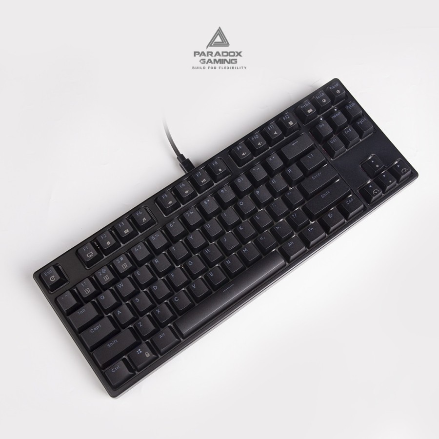 Paradox Gaming Keyboard 87% RGB GHOST GH87 V2 HOTSWAP - Black Case ...